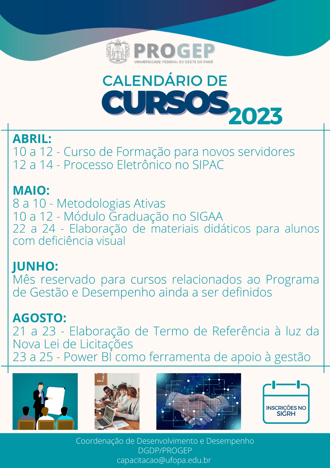 PROGEP - Pró-Reitoria de gestão de pessoas